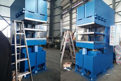 Cina Macchina di stampa vulcanizzatrice per pneumatici a mascella di tipo gomma a controllo PLC in vendita