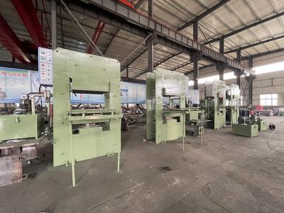 China Neopreen rubber boot maken machine met PLC Control Vulcanizer in blauw/groen kleur Te koop