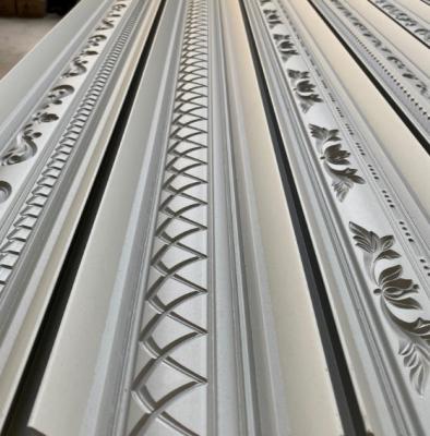 China Indoor Decoration Gypsum Cornice Aluminum Mould Handmade Surface Treatment for sale