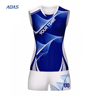 China Lightweight Quick Drying Volleyball Jersey Sublimation Sleeveless Personalized for sale