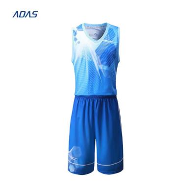 China Unisex Summer Sleeveless Basketball Wear Uniforms Sublimated Printed Embroidered Jersey Breathable Plus Size for sale