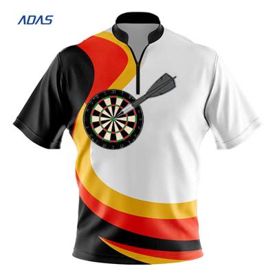 China 160gram Sublimation Sweat Wicking Dart Shirt Jersey Quick Dry For Adults Personalised for sale