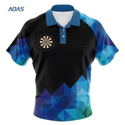 China Custom Team Name Quick Dry Men's Dart Shirt Jerseys Short Sleeve for sale