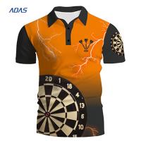 Quality Anti pilling Sublimation Sports Team Apparel Custom Dart Team Shirts Jersey for sale