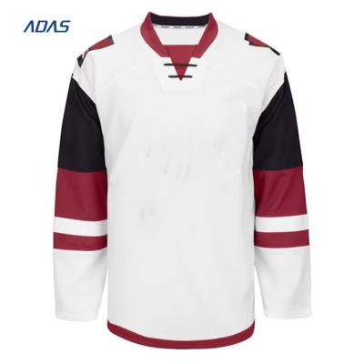 China Anti Shrink Breathable Kids Ice Hockey Wear Jersey Outfit With Sublimated Applique for sale