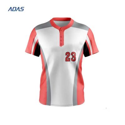 China Plain Dyed Softball Baseball Team Wear Uniform Jerseys 260grams Customize for sale
