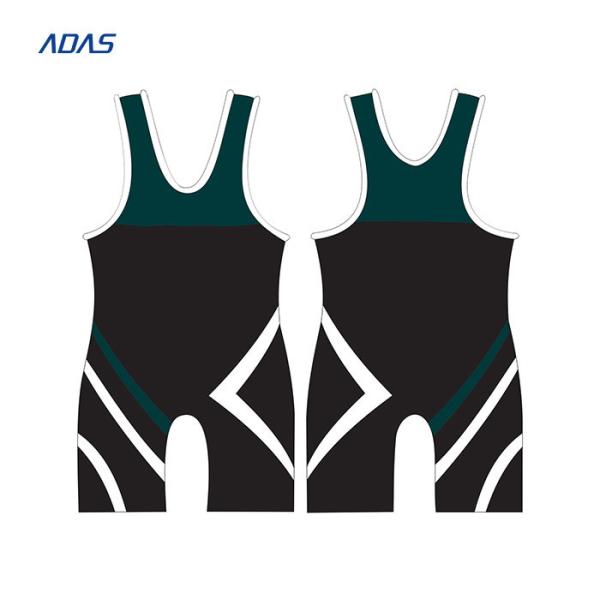 Quality Sand Blast Blank Tight Wrestling Singlet Sublimation Spandex for men for sale