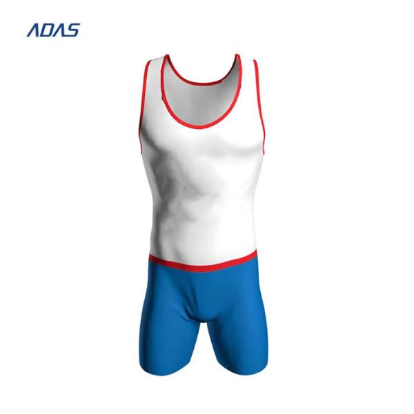 Quality Sand Blast Blank Tight Wrestling Singlet Sublimation Spandex for men for sale