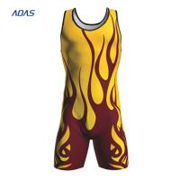 Quality Custom Mens Youth Sublimated Wrestling Singlets Spandex Sportswear for sale