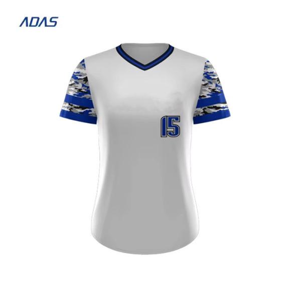 Quality Polyester Interlock Baseball Team Wear Youth Softball Uniforms Crew Neck Jersey for sale
