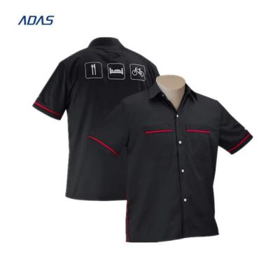 China Custom Dye Sublimation Motorcycle Racing T Shirts Polo 100% Polyester for sale