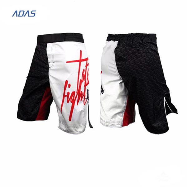 Quality Breathable Unisex MMA Grappling Shorts Spandex Polyester For Youth for sale