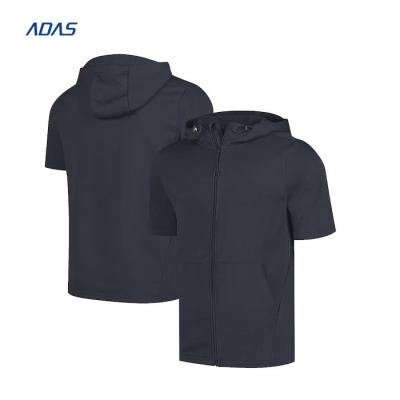 China Custom Logo Blank Mens Hooded Tshirt Pullover Oversized Polyester Sweatshirts For Sublimation for sale