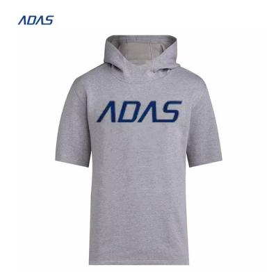 China Custom Logo Blank Mens Hooded Tshirt Pullover Oversized Polyester Sweatshirts For Sublimation for sale