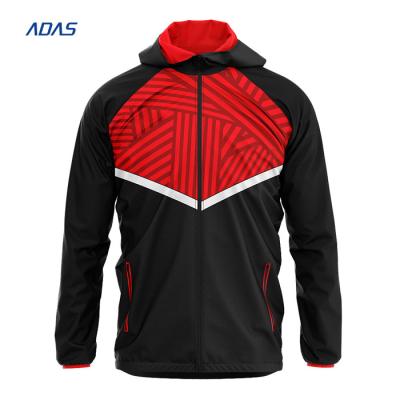 China Waterproof Full Dye Sublimation Hoodies Baseball Windbreaker Jacket for sale
