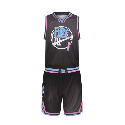 China Bulk Order Youth Plain Practice Polyester Basketball Wear Uniform Strips for sale