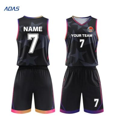 China Full Sublimation Basketball Jersey  Practice Reversible basketball sets for sale
