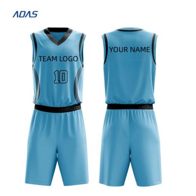 China Latest Design basketball Team Wear Men Basketball Uniform OEM Services Custom Sublimation Printing Basketball Uniforms Hot Sale for sale