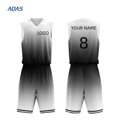 China Custom Breathable Plus Size Short Sleeve Unisex Basketball Jersey with Latest Embroidery Design for sale