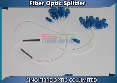 China Mini 1.5M SC APC Optical Fiber Splitter PLC Module 1X16 Direct Output Fanout Kit LSZH Jacket for sale