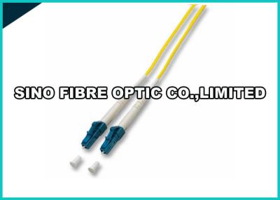 China Simplex Single Mode Fiber Patch Cable LC - LC , LSZH Fiber Optic Cable OS2 for sale