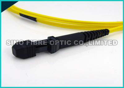 China 2 Cores MTRJ - MTRJ Patch Cable Fiber Optic Yellow Zipcord Jacket PC Polishing for sale