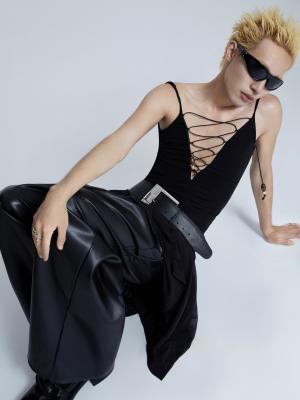 Cina Unisex Y2k Abbigliamento da donna casual Bodycon abiti da donna con collo lungo V in vendita