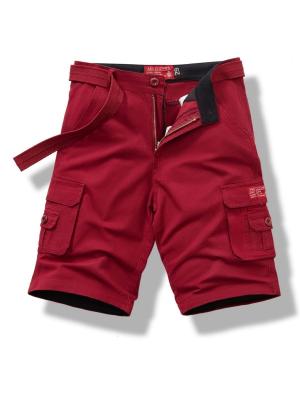 China Calções de carga para homens Material de algodão grosso com conveniência de bolsos múltiplos à venda