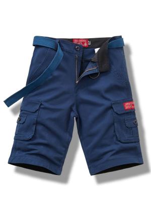 China Calções de carga para homens Material de algodão grosso com conveniência de bolsos múltiplos à venda