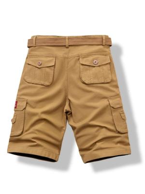 China Calções de carga para homens Material de algodão grosso com conveniência de bolsos múltiplos à venda