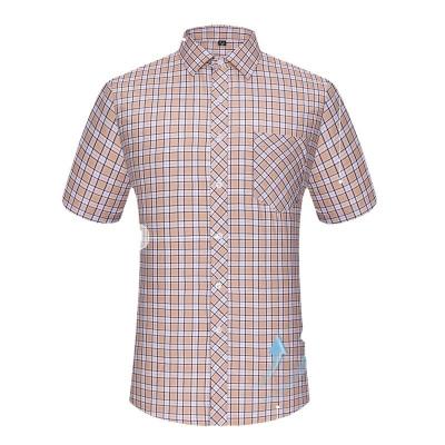 China Mensen POLO Print Dress Formal Shirts 100% katoen Mensen Casual Shirt Shirt Homme Woven Te koop