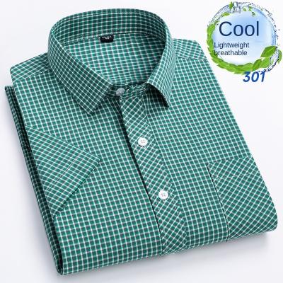 China Mensen POLO Print Dress Formal Shirts 100% katoen Mensen Casual Shirt Shirt Homme Woven Te koop