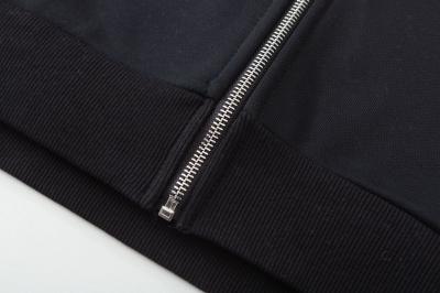 China Gebreide stof type Full Zipper Mensen Streetwear Tracksuit XMAMLON Custom Jackets Hoodies Te koop