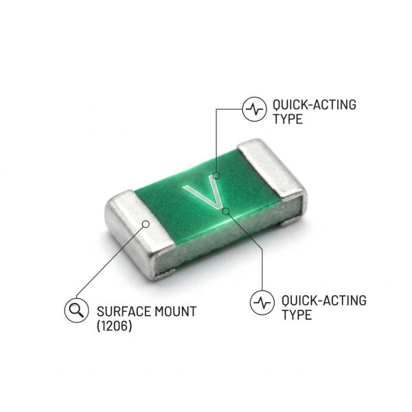 Quality 125V 3.2*1.6mm SMT Fuse Industrial Grade Circuit Protection High Quality RoHS Compliant for sale