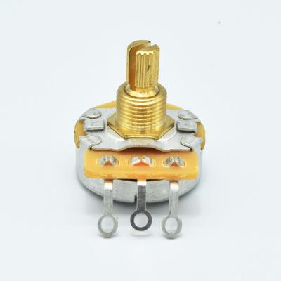 Cina Potenziometro per chitarra rotativo B500k da 24 mm con asta in metallo stile CTS da 15,5 mm in vendita