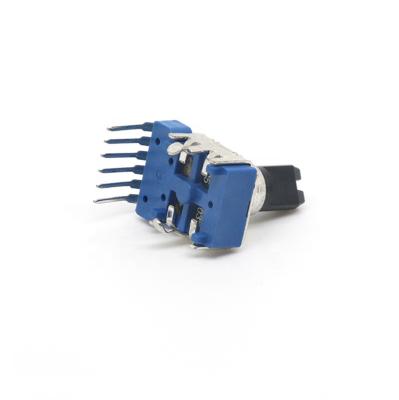 Cina CE 11mm 6 vaso di Pin Rotary Potentiometer Amplifier B100k doppio in vendita