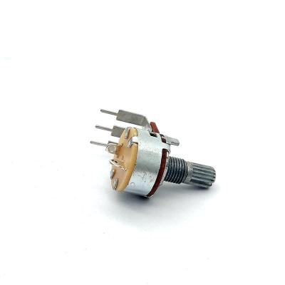China Potenciómetro del amperio de la guitarra del amortiguador 16m m con el interruptor de botón 0.2W en venta