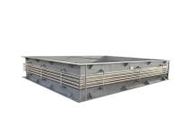 China Rectangular Shaped Stainless Steel Bellows Expansion Joint Absorb Thermal Movements for sale