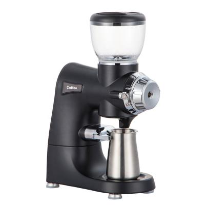 Cina Cassa in alluminio Macinatrice elettrica di chicchi di caffè turco con ciclo di pulizia in vendita