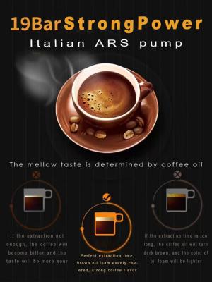 China 220V Spanning Home Espresso koffiezetapparaat met automatische stroom en roestvrijstalen tank Te koop