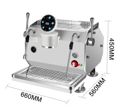中国 ステンレス鋼のダブルボイラー 商用コーヒーメーカー 6.0L 電動エスプレッソ 販売のため
