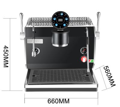 中国 ステンレス鋼のダブルボイラー 商用コーヒーメーカー 6.0L 電動エスプレッソ 販売のため