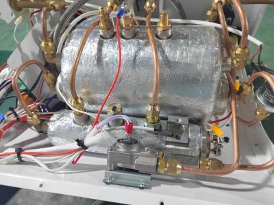China Elektrische 220 Doppelkessel Espresso Kaffeemaschine Kaffeemaschine mit Doppelkopf zu verkaufen