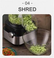 China Electric Fruit Vegetable Cutting Machine 600W Multifunctional Commercial Kitchen Set for sale