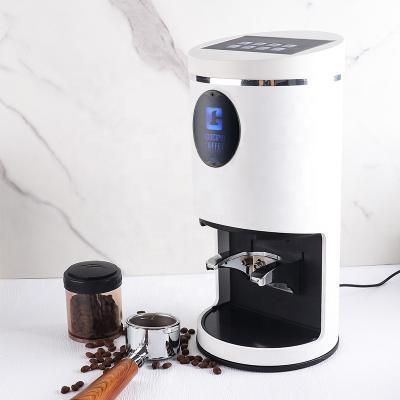 China Commerciële elektrische koffiepoederpersmachine Professionele automatische koffievervaardiger Te koop