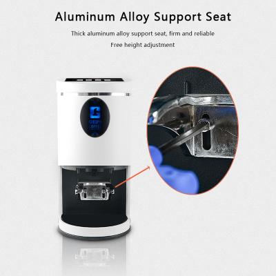 China Commerciële elektrische koffiepoederpersmachine Professionele automatische koffievervaardiger Te koop