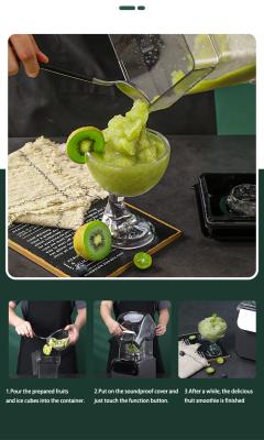 China DIY Commercial Blender Multi-purpose Low Noise Smoothie Blender with Programmable Loops for sale