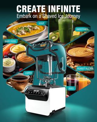 China Equipamento Profissional de Café Misturador de Smoothie Com Cobertura Isolada Do Som à venda
