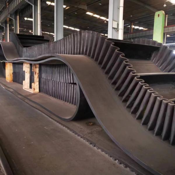 Quality High Capacity Corrugated Sidewall Steel Cord Conveyor Belt for sale