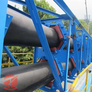 Quality Heavy Industry Mining Multi Ply Textile Rubber Pipe Conveyor Belt for sale